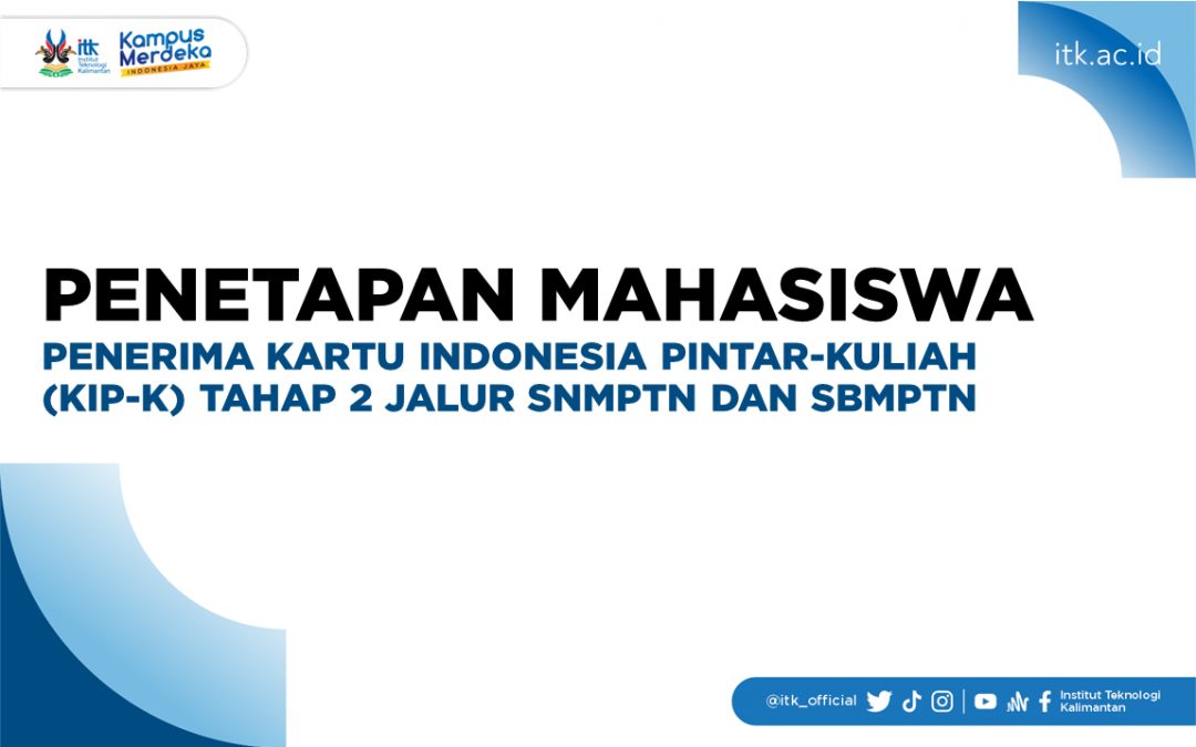 Pengumuman | Penerimaan Mahasiswa Baru ITK